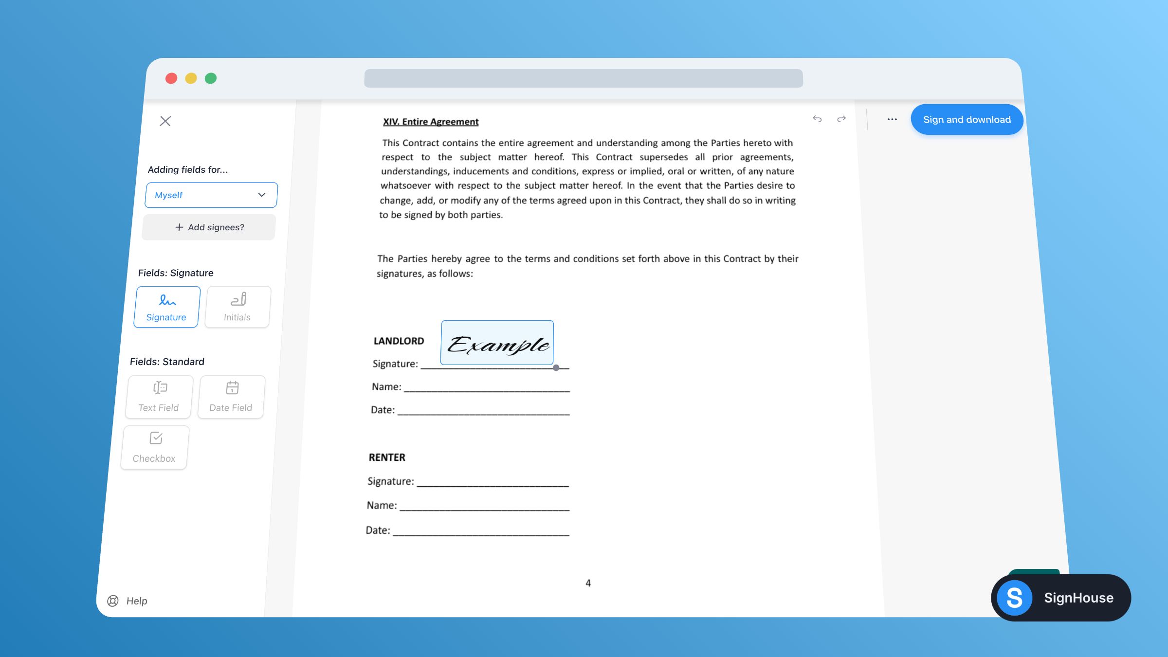 PDF Fields: How To Add Digital Signature Block (2024) - SignHouse